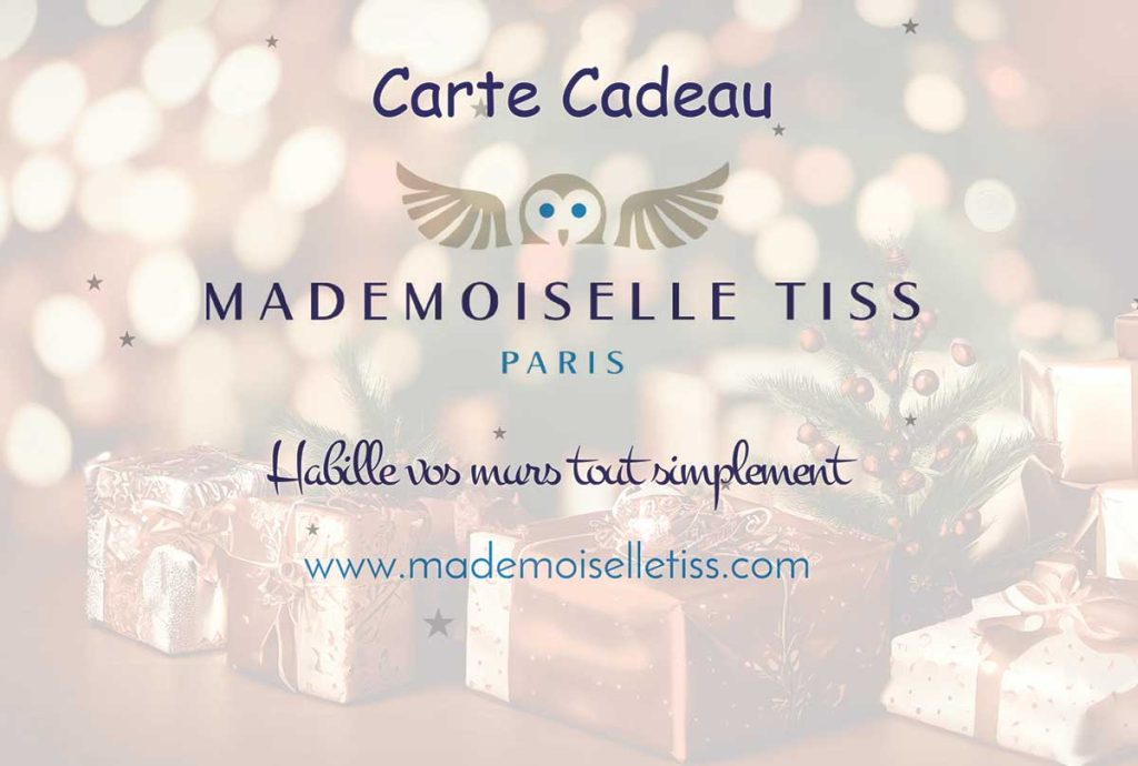 E-carte Cadeau - Mademoiselle Tiss Habille vos murs tout ...